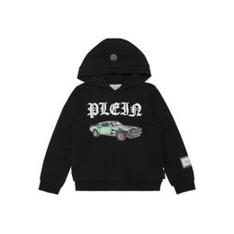 Philipp Plein Jungen Sweatshirt "Racing"0222, schwarz, turquoise, Gr. 16, Obermaterial: 95% Baumwolle, 5% Elasthan, Sweatshirts