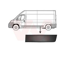 Van Wezel Zier-/Schutzleiste, Seitenwand 0982415 hinten links Dunkelgrau f&uuml;r CITRO&Euml;N/PEUGEOT 8547X1 735422848
