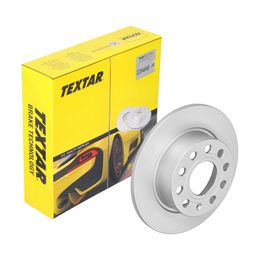 TEXTAR Bremsscheibe PRO 92120903 voll 253mm f&uuml;r SKODA VW (SVW) SEAT AUDI 5QD615601B 5Q0615601F 1K0615601AB
