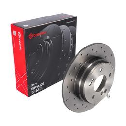 Brembo Bremsscheibe XTRA LINE 08.5178.3X hinten rechts links Gelocht 278mm f&uuml;r MERCEDES-BENZ CHRYSLER 2104230112 5098066AA 2034230012