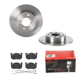 Brembo Bremsensatz, Scheibenbremse 1420-55998 vorne rechts links voll 238mm f&uuml;r RENAULT 7701202710 7701203842 7701202213