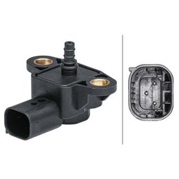 Hella Sensor, Ladedruck Saugrohrdruck 6PP 009 403-101 Ladedruck,Sensor, geschraubt f&uuml;r INFINITI MWM MERCEDES-BENZ A0061531628 0101537228 550778A
