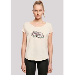 F4NT4STIC Damen T-Shirt "Mothers Day Tribute with Playful Mom Lettering in Rainbow Design", wei&szlig;, Gr. XL, Obermaterial: 100% Baumwolle, Shirts,