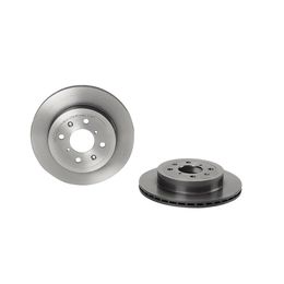 Brembo Bremsscheibe COATED DISC LINE 09.9728.11 vorne rechts links bel&uuml;ftet 253mm f&uuml;r SUZUKI VAUXHALL SUBARU OPEL 93176389 5531186G02 5531184E01