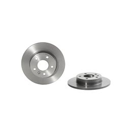 Brembo Bremsscheibe COATED DISC LINE 08.C656.11 hinten rechts links voll 264mm f&uuml;r VAUXHALL OPEL 569125 93188707