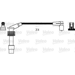 Valeo Z&uuml;ndleitungssatz 346074 4x 7mm f&uuml;r VAUXHALL OPEL 1612597 1282163 1282131