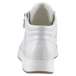 Ara Damen Schn&uuml;rboots "ROM", Gr. 3, wei&szlig;, Glattleder, Schuhe, Keilabsatz, High Top-Sneaker, Freizeitschuh in Schuhweite G = weit