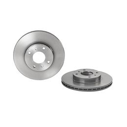 Brembo Bremsscheibe COATED DISC LINE 09.5254.21 vorne rechts links bel&uuml;ftet 280mm f&uuml;r NISSAN 4020690 4020655F03 4020655F01