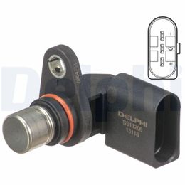DELPHI Sensor, Nockenwellenposition SS11206 3-polig f&uuml;r VW SEAT AUDI MERCEDES-BENZ PORSCHE VAG 95560610600 06A905161A A0041533728