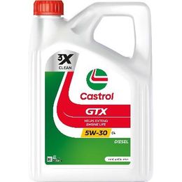 Castrol GTX 5W-30 C4/ 4 L 15F64E Motor&ouml;l f&uuml;r RENAULT MITSUBISHI NISSAN DACIA SUZUKI MERCEDES-BENZ INFINITI FIAT