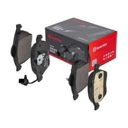 Brembo Bremsbelagsatz, Scheibenbremse BREMSBEL&Auml;GE, RICHTUNGSGEBUNDEN P 85 085 links rechts mit Zubeh&ouml;r f&uuml;r SKODA VW SEAT (SVW) AUDI (FAW) 4B0698151E 4