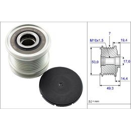 INA Generatorfreilauf 535 0140 10 f&uuml;r DODGE JEEP MERCEDES-BENZ CHRYSLER 0009062700 6421540202 A6421540802