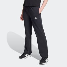 M&auml;dchen Sporthose "EVERYDAY KIDS", schwarz, Gr. 128, adidas Sportswear, Obermaterial: 70% Baumwolle, 30% Polyester, Hosen