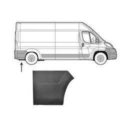 Van Wezel Zier-/Schutzleiste, Seitenwand 0983410 hinten rechts f&uuml;r CITRO&Euml;N/PEUGEOT 8547AQ 735491683
