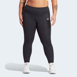 Damen Trainingstights "OPTIME FULL-LENGTH LEGGINGS &ndash; GROSSE GR&Ouml;SSEN", schwarz, Gr. 4X, adidas Performance, Obermaterial: 77% Polyester, 23% Elasthan,