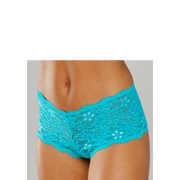 Nuance Damen Panty, Gr. 44, blau, Spitze, Obermaterial: 90% Polyamid, 10% Elasthan, Unterhosen, aus Spitze