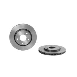 Brembo Bremsscheibe COATED DISC LINE 09.B843.11 vorne rechts links bel&uuml;ftet 270mm f&uuml;r MERCEDES-BENZ A4144210012 4144210012
