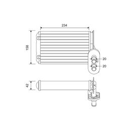 Valeo W&auml;rmetauscher, Innenraumheizung 812030 f&uuml;r VW (FAW)