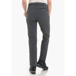Sch&ouml;ffel SCH&Ouml;FFEL Damen Outdoorhose "Pants Engadin1", grau, Gr. 25, Oberstoff : 89% Nylon 11% Elasthan, Hosen
