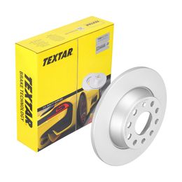 TEXTAR Bremsscheibe PRO 92140803 hinten rechts links voll 282mm f&uuml;r SKODA VW (SVW) SEAT (FAW) AUDI 5Q0615601G JZW615601F L3CD615601