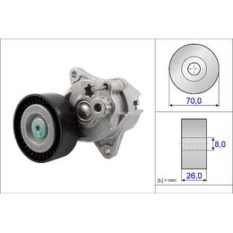 INA Riemenspanner, Keilrippenriemen 534 0481 10 70mm f&uuml;r DODGE MERCEDES-BENZ 6462000570 68001798AB 68001798AA