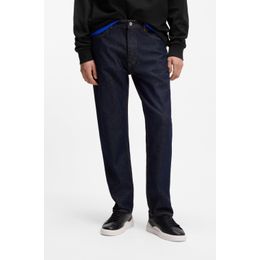 Hugo Herren Regular-fit-Jeans "Jonah", blau, Gr. 30, unifarben, Denim/Jeans, Obermaterial: 100% Baumwolle, Jeans, regular fit