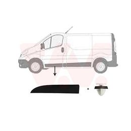 Van Wezel Zier-/Schutzleiste, T&uuml;r 4396421 vorne links schwarz f&uuml;r RENAULT FIAT / LANCIA NISSAN OPEL 808213720R 7685100Q1K 76851-00Q1K