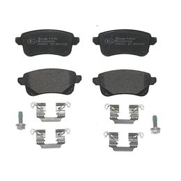 Brembo Bremsbelagsatz, Scheibenbremse P 68 064 hinten rechts links mit Zubeh&ouml;r f&uuml;r MITSUBISHI RENAULT NISSAN SAMSUNG 440608235R 440834627R 440603163R