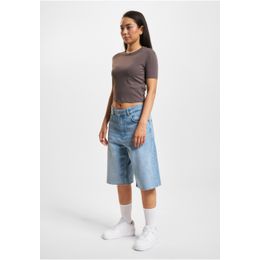 DEF Damen T-Shirt "DEF DEF T-Shirts", braun, Gr. XS, unifarben, 100% Baumwolle, Shirts