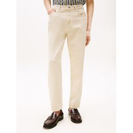Tommy Hilfiger Herren Tapered-fit-Jeans "HARLEM Tapered Fit", beige, Gr. 31, Denim/Jeans, Obermaterial: 100% Baumwolle, Jeans, in grauer Waschung
