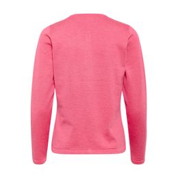 Saint Tropez Damen Strickjacke "A8661, MilaSZ R-Neck Cardigan", pink, Gr. S, meliert, Strick, Obermaterial: 80% Viskose, 20% Polyacryl, Strickjacken,