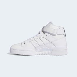 Herren Sneaker "FORUM MID", adidas originals, Gr. 37, wei&szlig;, Baumwolle, Synthetik, Schuhe