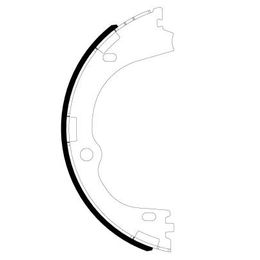 TEXTAR Bremsbackensatz, Feststellbremse 91086300 hinten rechts links ohne Zubeh&ouml;r f&uuml;r KIA 58305D7A10 58305D7A00