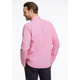 JACK'S INN 54 JACK&rsquo;S Herren Leinenhemd "Leinenhemd (Langarm) Regular Fit"pink, Gr. XL, Obermaterial: 55% Leinen, 45% Baumwolle, Hemden