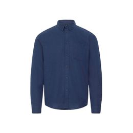 Blend Herren Leinenhemd "Leinenhemd BHLinex", blau, Gr. 3X, Obermaterial: 55% Leinen LI. 45% Viskose CV., Hemden