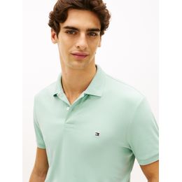Tommy Hilfiger Herren Poloshirt "LIQUID COTTON REGULAR SEASONAL", gr&uuml;n, Gr. L, Jersey, Obermaterial: 100% Baumwolle, Shirts, mit Logostickerei
