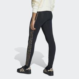 M&auml;dchen Leggings "3S TIGHTS", schwarz, Gr. 164, adidas originals, Obermaterial: 93% Baumwolle, 7% Elasthan, Hosen