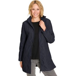 Damen Longjacke mit Rautensteppung marine, Gr&ouml;&szlig;e 52