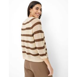 Brax Damen Strickpullover "Style NALA"braun, Gr. 42, Strick, 100% Baumwolle, Pullover