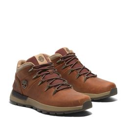 Timberland Herren Schn&uuml;rboots "SPRINT TREKKERMID LACE UP SNEAKER", Gr. 41,5, braun, Leder, Schuhe, Winterschuhe, Sneakerboots, Winterboots