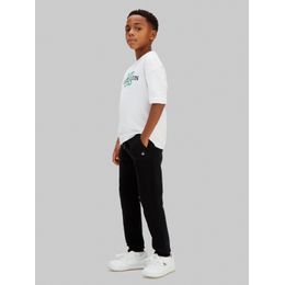 M&auml;dchen Sweathose "MINI BADGE SWEATPANTS"schwarz, Gr. 4, Calvin Klein Jeans, unifarben, Sweatware, Obermaterial: 100% Baumwolle, Hosen, Regular fit