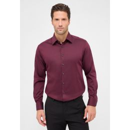 Eterna Herren Langarmhemd "MODERN FIT", rot, Gr. 45, Satin, 100% Baumwolle, Hemden, NON IRON (b&uuml;gelfrei)