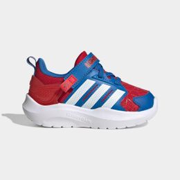 M&auml;dchen Sneaker "LIGHTORAMA RNR SPIDER-MAN EL I", adidas Sportswear, Gr. 21, rot, Synthetik, Textil, Schuhe, mit Blinkfunktion f&uuml;r Kinder