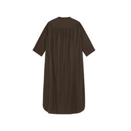 Damen Shirtkleid "moshi moshi mind Shirt dress laurella", braun, Gr. L, MOSHI MOSHI MIND, Obermaterial: 100% Baumwolle, Kleider