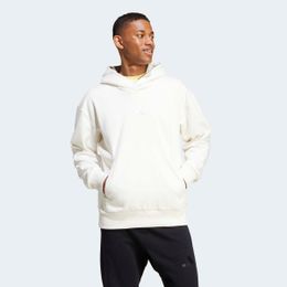 Herren Kapuzensweatshirt "ALL SZN HOODIE", wei&szlig;, Gr. M, adidas Sportswear, Obermaterial: 70% Baumwolle, 30% Polyester, Sweatshirts