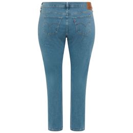 LEVI'S&reg; PLUS LEVI'S PLUS Damen Straight-Jeans "314 Shaping Straight"most likely, Gr. 20, Denim/Jeans, Obermaterial: 85% Baumwolle, 7% Lyocell, 6%