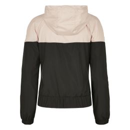 Urban Classics Damen Anorak "Urban Classics Damen Ladies Arrow Windbreaker", schwarz, Gr. XS, mehrfarbig, 100% Polyester, Jacken