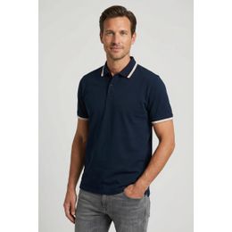 Selected Herren Poloshirt "SLHSLIM-ATLAS SPORT SS POLO", blau, Gr. XL, unifarben, Jersey, Obermaterial: 95% Baumwolle, 5% Elasthan, Shirts,