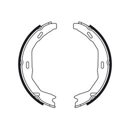 TRW Bremsbackensatz, Feststellbremse GS8745 hinten rechts links f&uuml;r MERCEDES-BENZ A0044208620 0044208620
