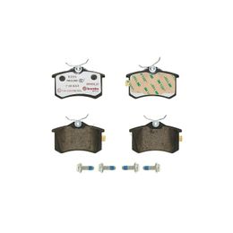 Brembo Bremsbelagsatz, Scheibenbremse P 68 024X hinten rechts links mit Zubeh&ouml;r f&uuml;r RENAULT PEUGEOT CITRO&Euml;N VAUXHALL OPEL SAMSUNG 8671005852 770120973